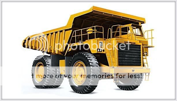 CCM Announcement; Caterpillar 777 and 776 with MET-185 trailer ...