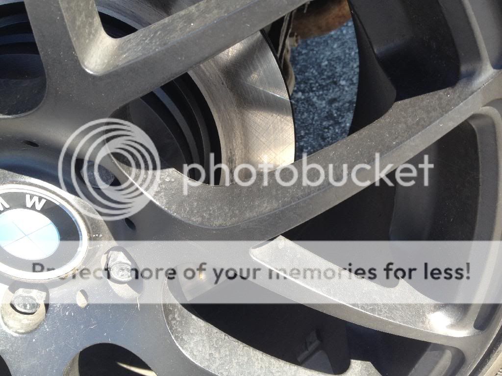 Heat marks on new rotor (should I be worried?)