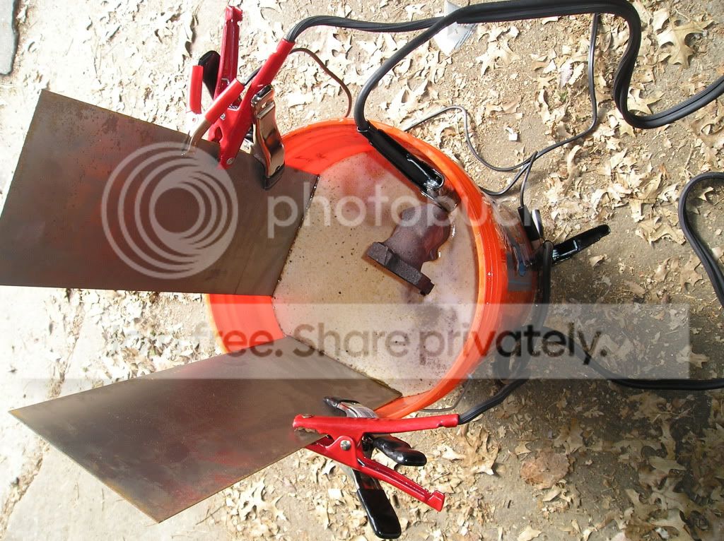 electrolytic rust removal on exhaust manifold | XWeb Forums