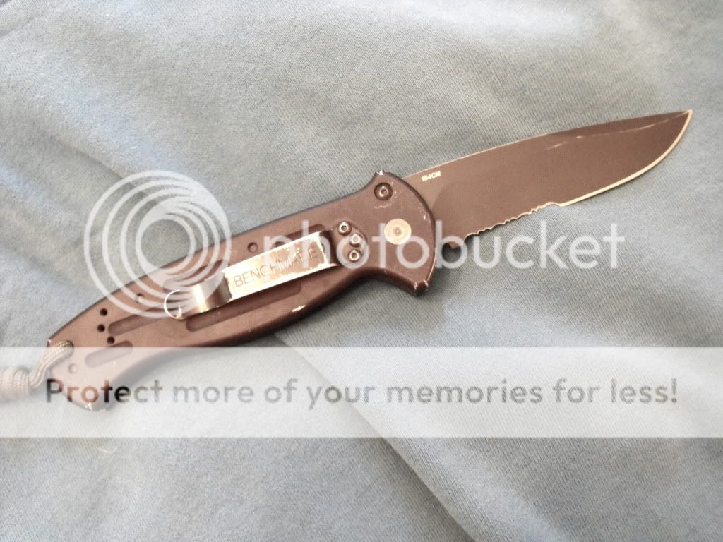WTS Benchmade AFO 9050 SBK 154cm combo edge | BladeForums.com