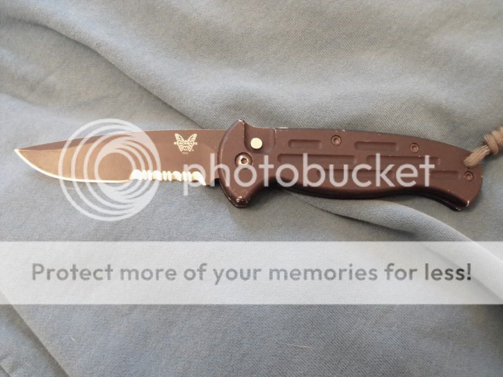 WTS Benchmade AFO 9050 SBK 154cm combo edge | BladeForums.com